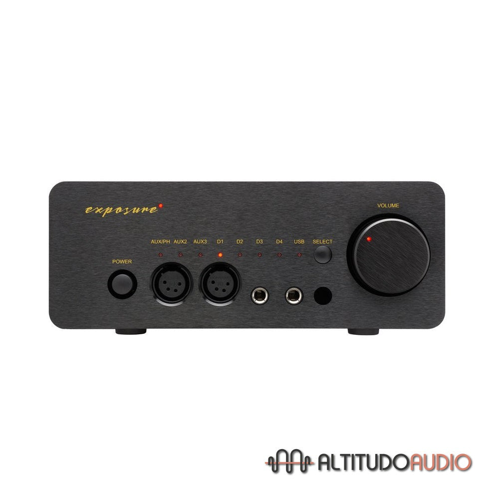 Exposure XMHP Headphone Amplifier-Preamp w. DAC & Phono – Altitudo Audio