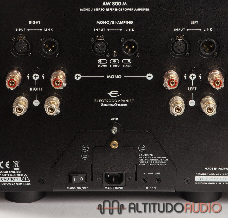 Electrocompaniet AW250 R Stereo Amplifier – Altitudo Audio